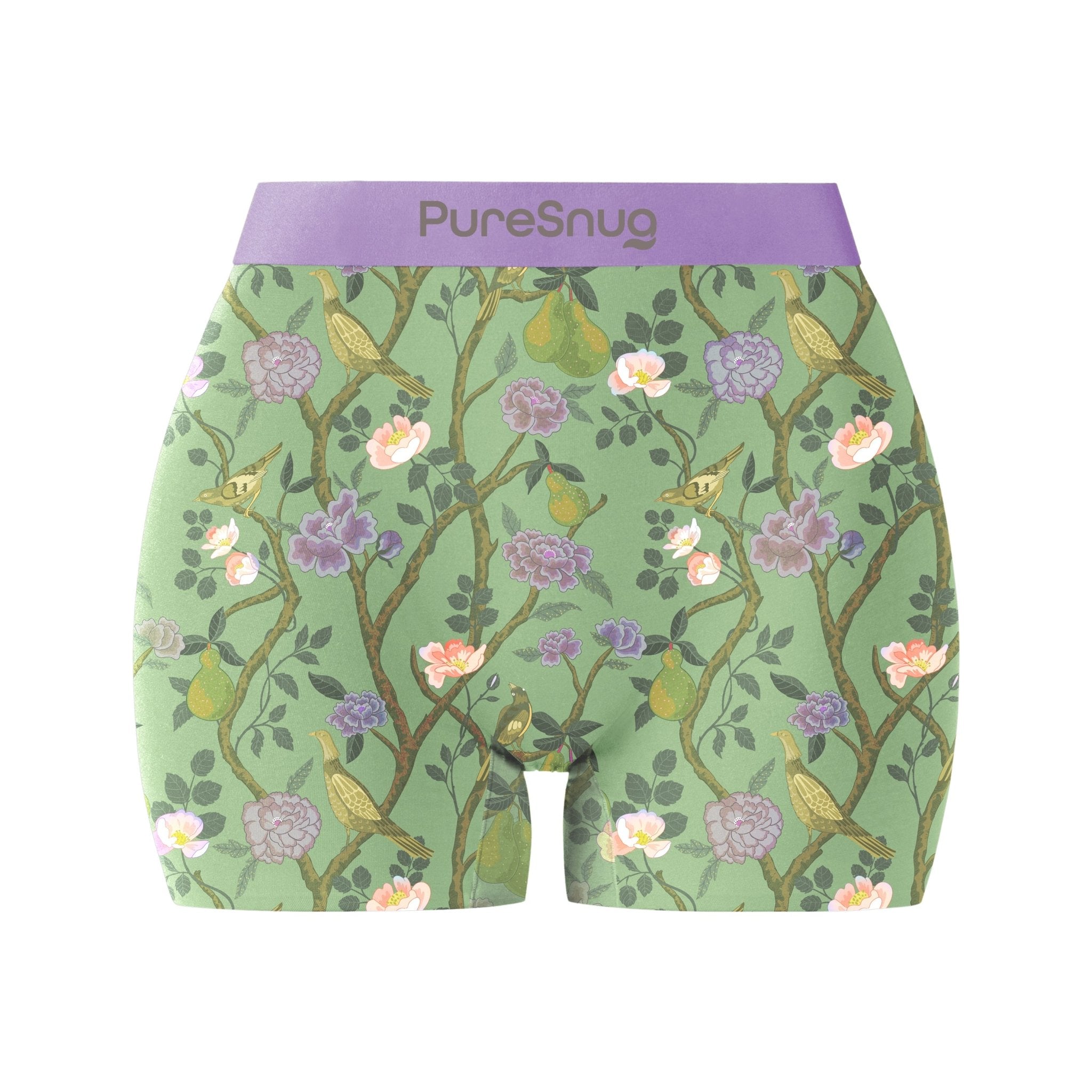 Botanic Birdsong (3" inseam) Boyleg Briefs by PureSnug – Pure Snug