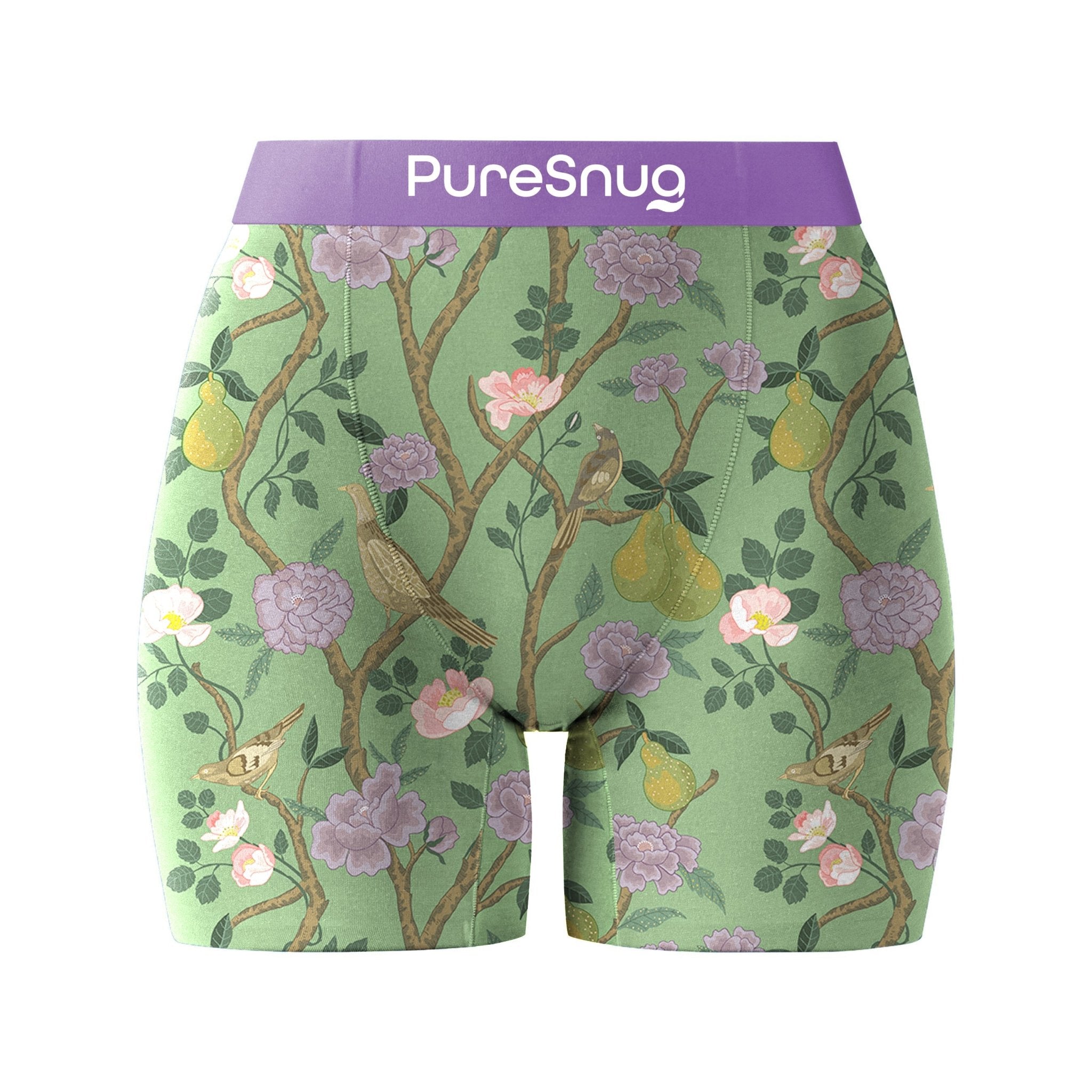 Botanic Birdsong Boxer Briefs – 5" Inseam by PureSnug – Pure Snug