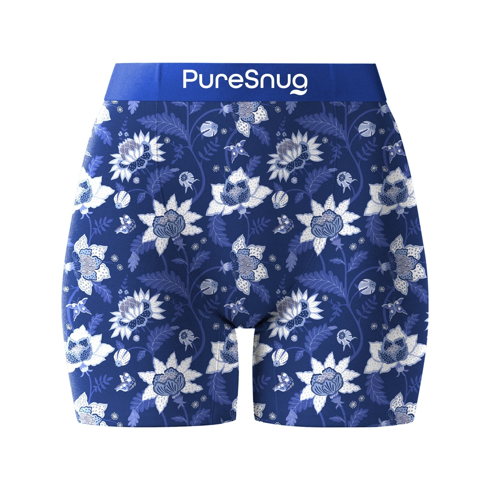 Indigo Bloom Boxer Briefs – 5" Inseam by PureSnug – Pure Snug